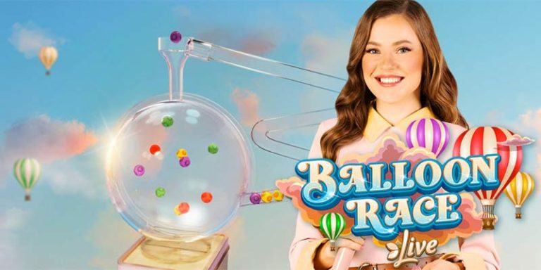 Balloon Race Live - een live gokkast van Evolution Gaming